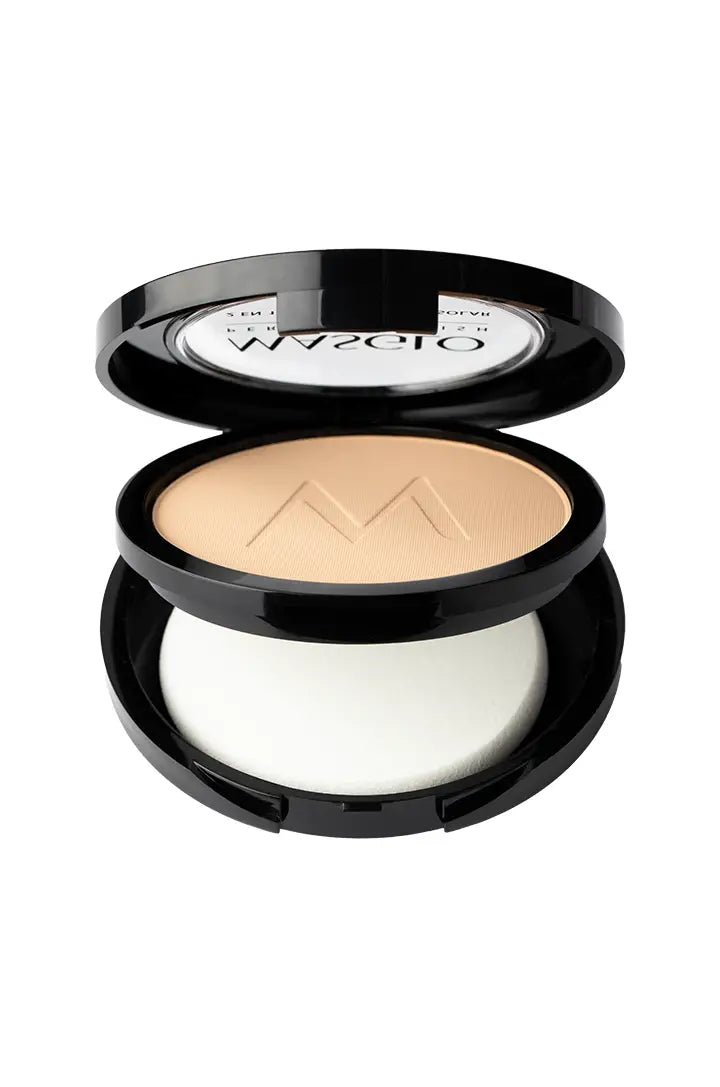 PERFECT FINISH - POLVO COMPACTO 2 EN 1 CON FILTRO SOLAR MASGLO COSMETI ...